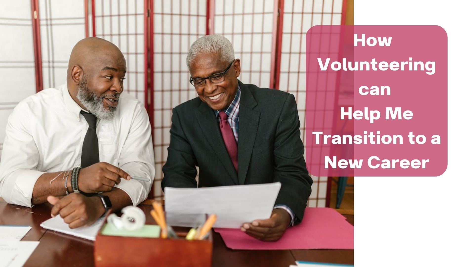 How volunteering can help me transition to a new career – Next Stage of ...
